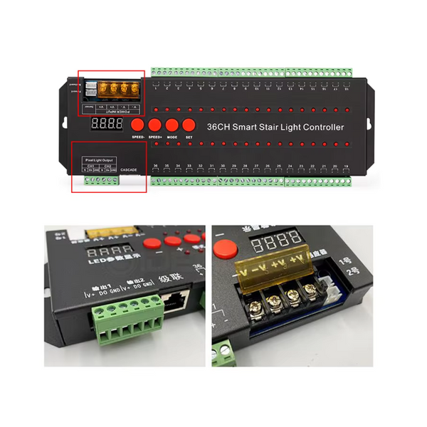 36 CHANNEL SMART STAIR LIGHT CONTROLLER – Koshi Electronics