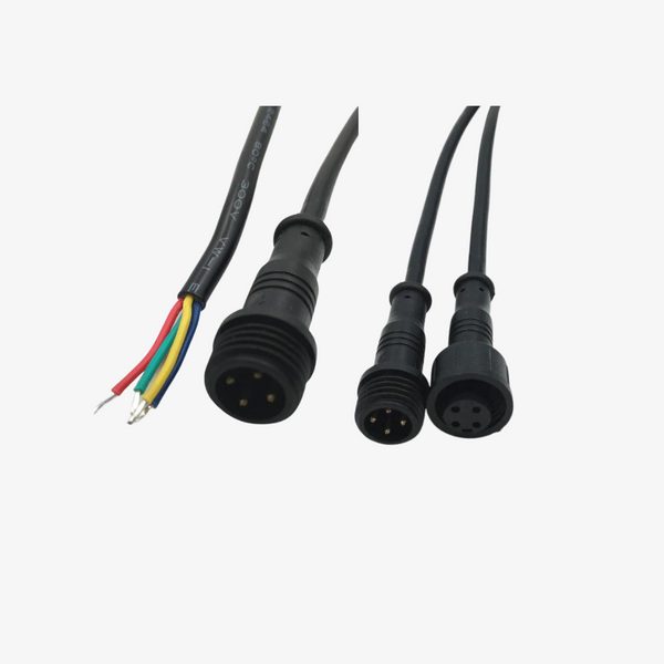 4 Pin Male & Female Waterproof Connector – Koshi Electronics
