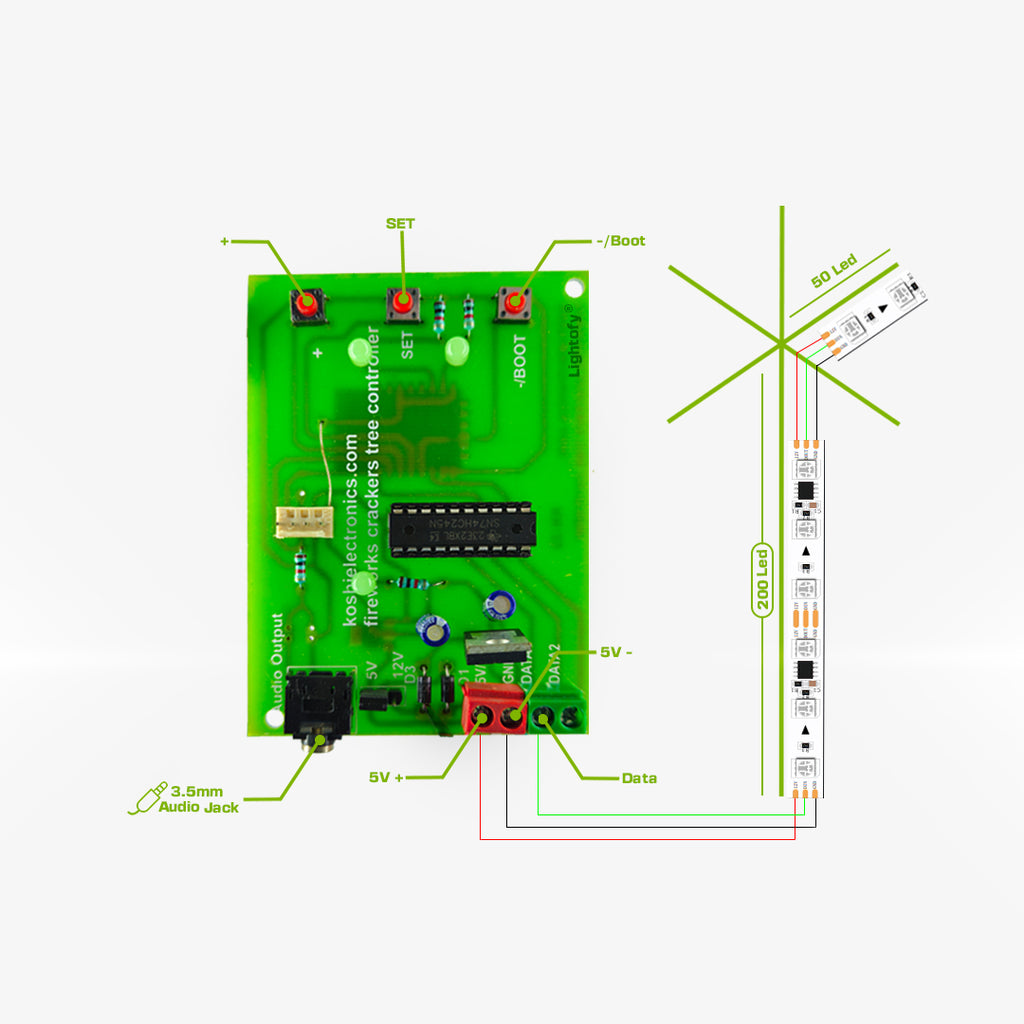 PIXEL LED FIREWORK CONTROLLER – Koshi Electronics