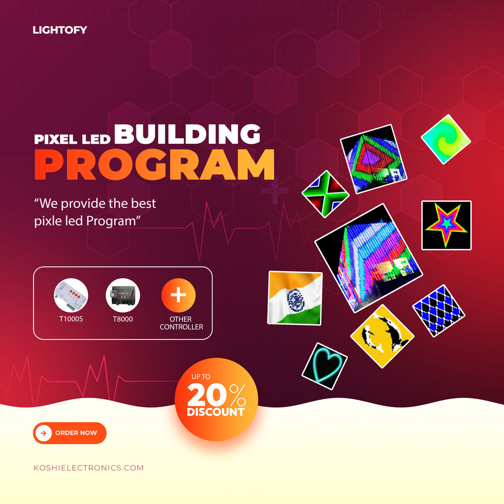 PIXEL LED BUILDING SD CARD PROGRAM – Koshi Electronics